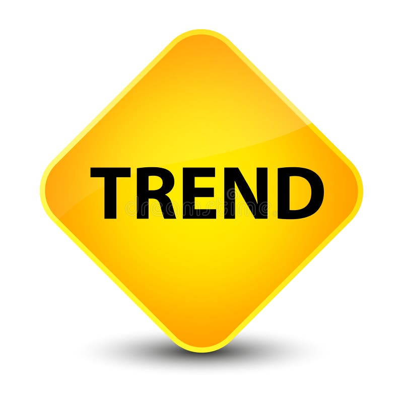 Trend Elegant Yellow Diamond Button Stock Illustration - Illustration ...