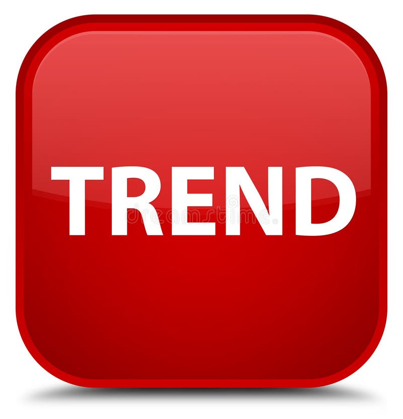 Trend Special Red Square Button Stock Illustration - Illustration of ...