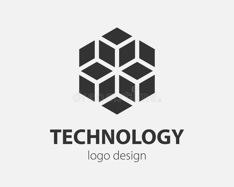 Trend Logo Vector Hexagon Tech Design. Technology Logotype for Smart ...