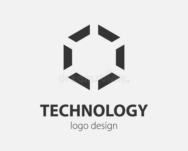 Trend Logo Vector Hexagon Tech Design. Technology Logotype for Smart ...