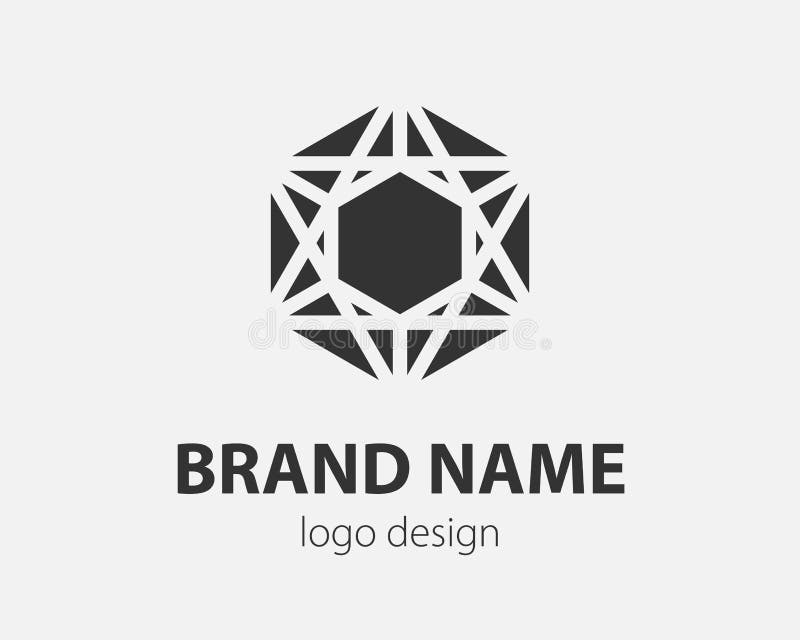 Trend Logo Vector Hexagon Tech Design. Technology Logotype for Smart ...