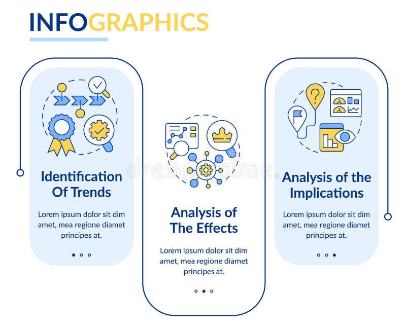 Trend Management Includes Rectangle Infographic Template Stock Vector ...