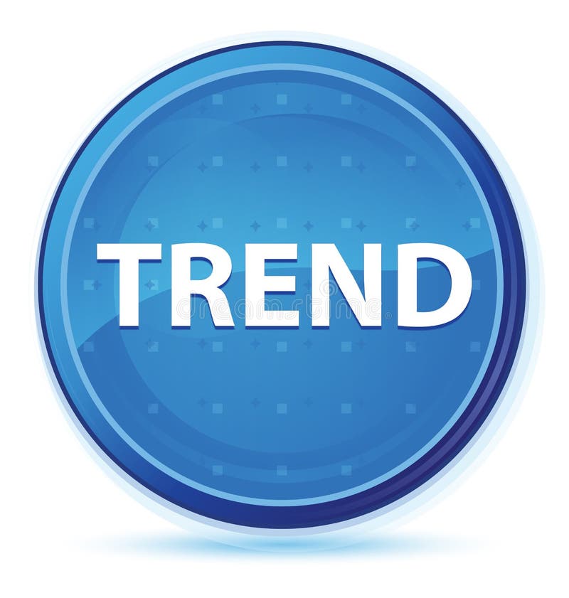 Trend Midnight Blue Prime Round Button Stock Vector - Illustration of ...