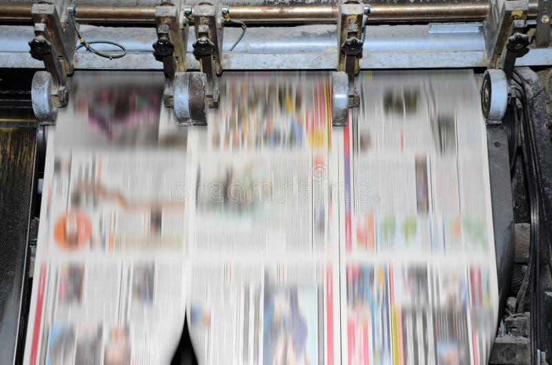 Trend Offset Printing stock image. Image of press, speed - 20026871