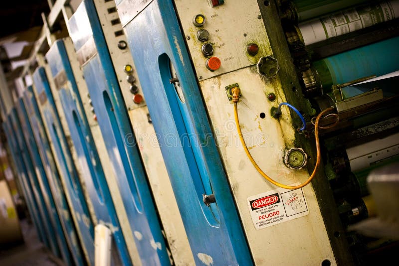 Trend Offset Printing stock image. Image of printing, press - 8660605