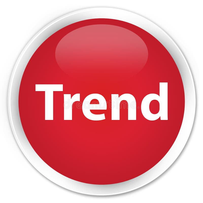 Trend Premium Red Round Button Stock Illustration - Illustration of ...