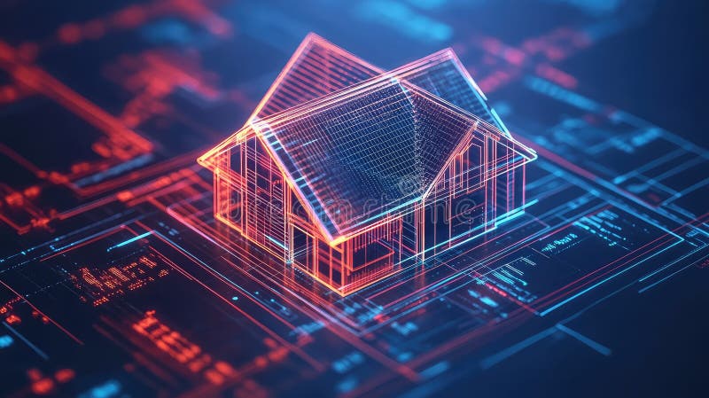 Trend Visual Representation of Housing Market Data Stock Illustration ...
