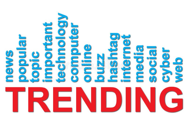 Trending Concept Vector Linear Icon Isolated on Transparent Back Stock ...