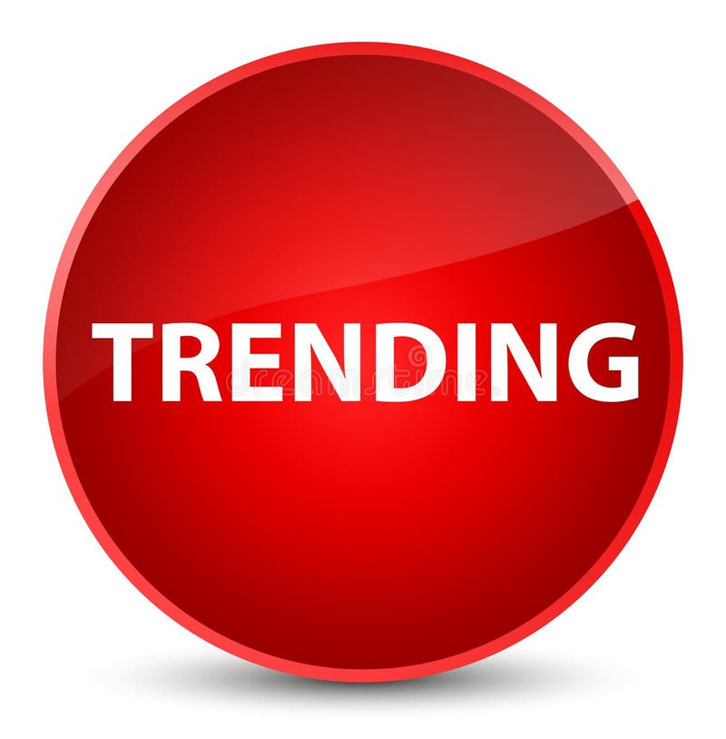 Trending Elegant Red Round Button Stock Illustration - Illustration of ...