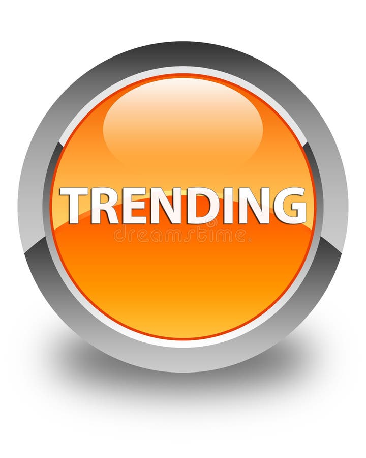 Trend Glossy Black Round Button Stock Illustration - Illustration of ...