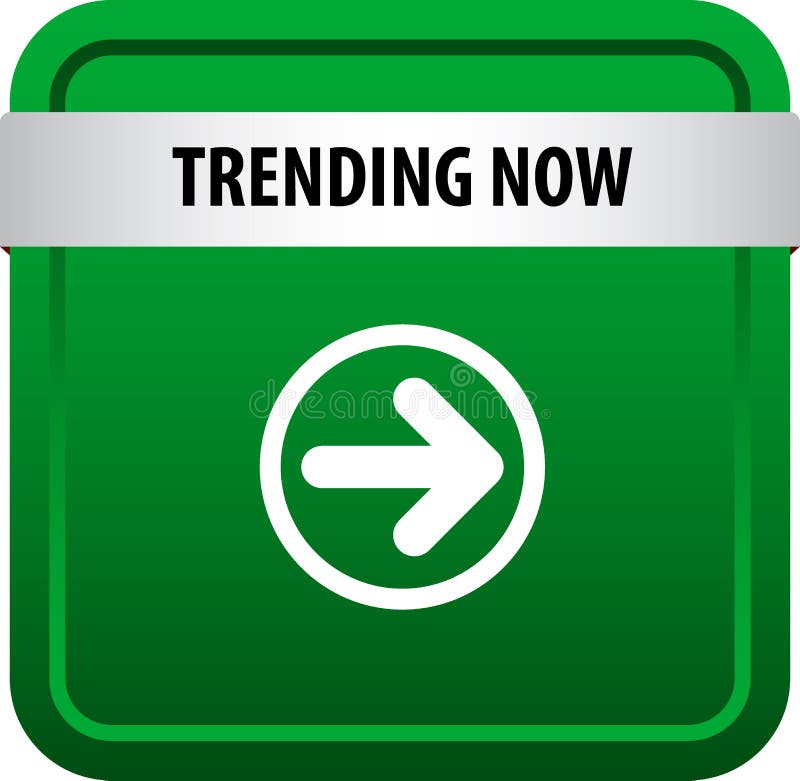 Trending now web button stock illustration. Illustration of application ...