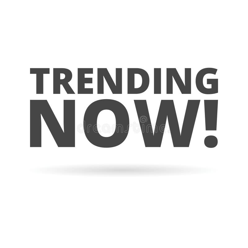 Trending Now Icon, 6 Colors Included Stock Vector - Illustration of ...