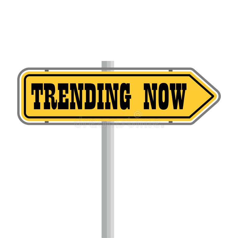 Trending now icon stock vector. Illustration of stamp - 173000161