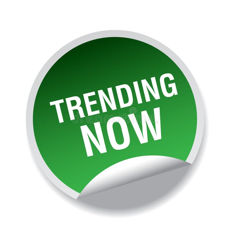 Trending now stock vector. Illustration of isolated - 123517746