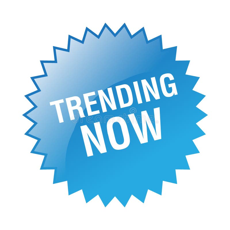 Trending now stock vector. Illustration of seller, shopping - 123517591