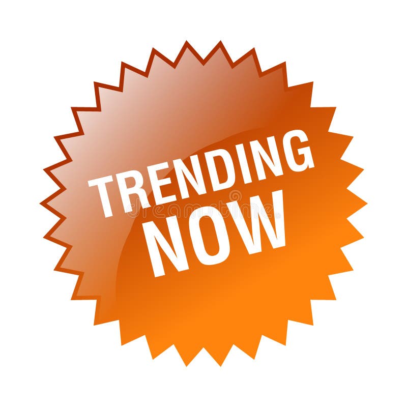 Trending now stock vector. Illustration of popular, icon - 123517695
