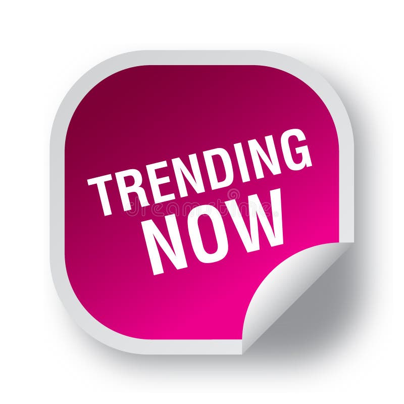 Trending now stock vector. Illustration of shop, market - 123518231