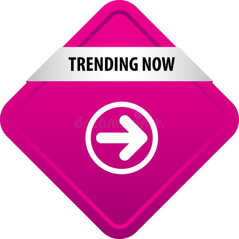 Trending Now Web Button Stock Illustration Illustration Of Colorful 119922054