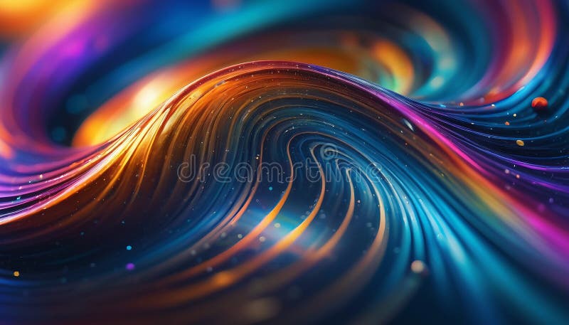 A Trending Pattern of Abstract ,calming Waves-galaxy Like Swirls -solar ...