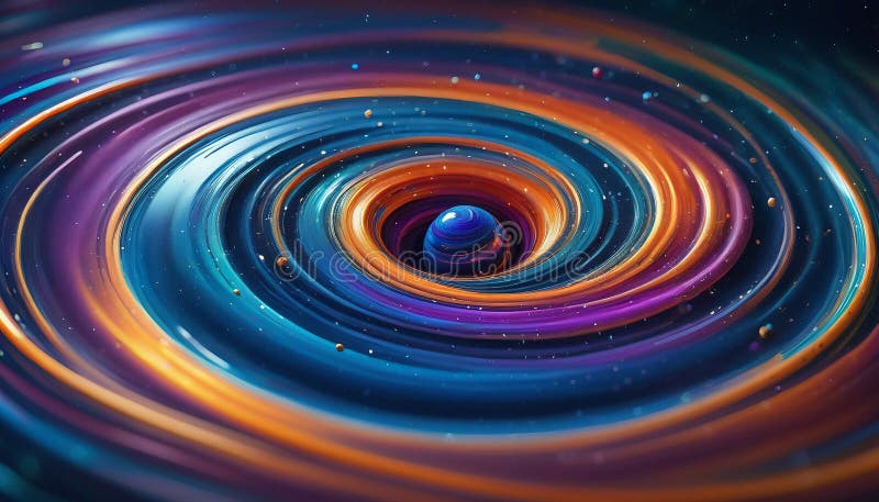 A Trending Pattern of Abstract ,calming Waves-galaxy Like Swirls -solar ...