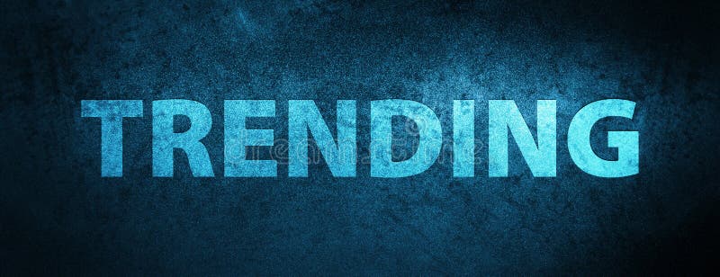 Trending Special Blue Banner Background Stock Illustration ...