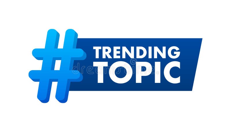 Trending Topic Icon Badge. Ready for Use in Web or Print Design. Banner ...