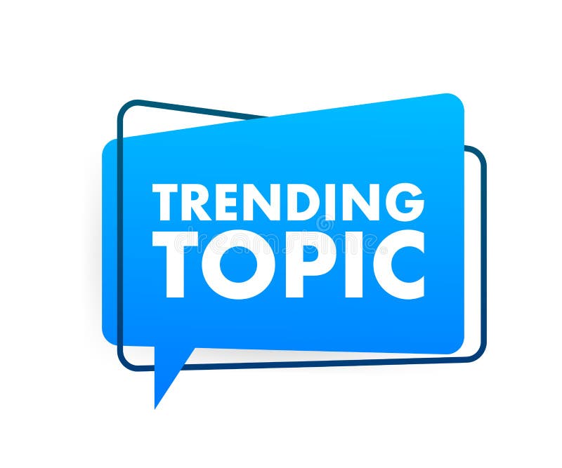 Trending Topic Icon Badge. Ready for Use in Web or Print Design. Banner ...