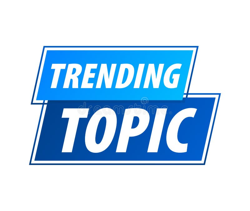 Trending Topic Icon Badge. Ready for Use in Web or Print Design. Vector ...