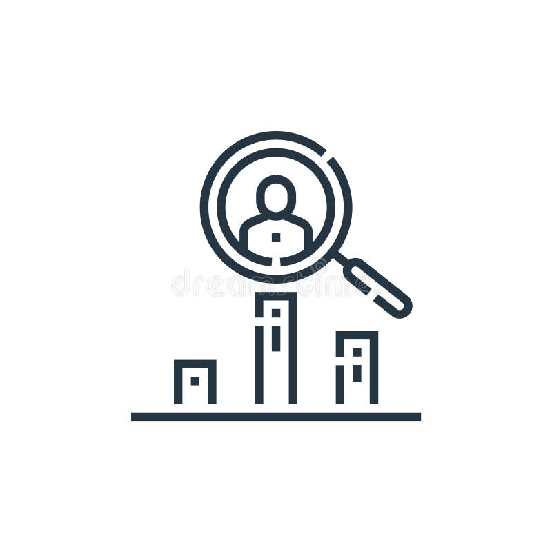 Trending Vector Icon Isolated on White Background. Outline, Thin Line ...