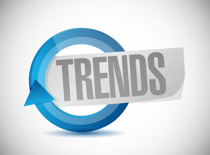 Trends Cycle Sign Concept Illustration Stock Illustration ...