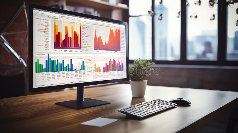 Trends data insight stock illustration. Illustration of statistics ...