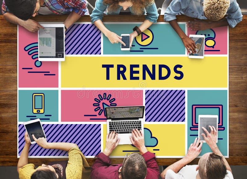 Trends Design Create Fashion Style Concept Stock Photo - Image of ...