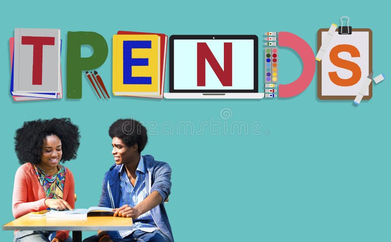 Trends Design Modern Trendy Fashion Concept Stock Image - Image of ...