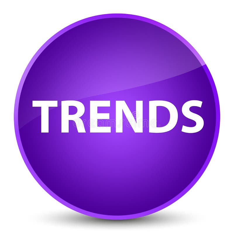 Trends Elegant Purple Round Button Stock Illustration - Illustration of ...