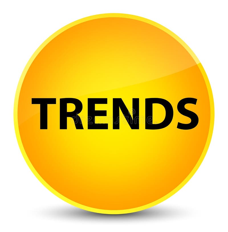 Trends Elegant Yellow Round Button Stock Illustration - Illustration of ...