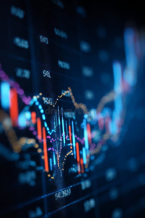 Trends in Financial Data Visualization with Colorful Graphs and Charts ...