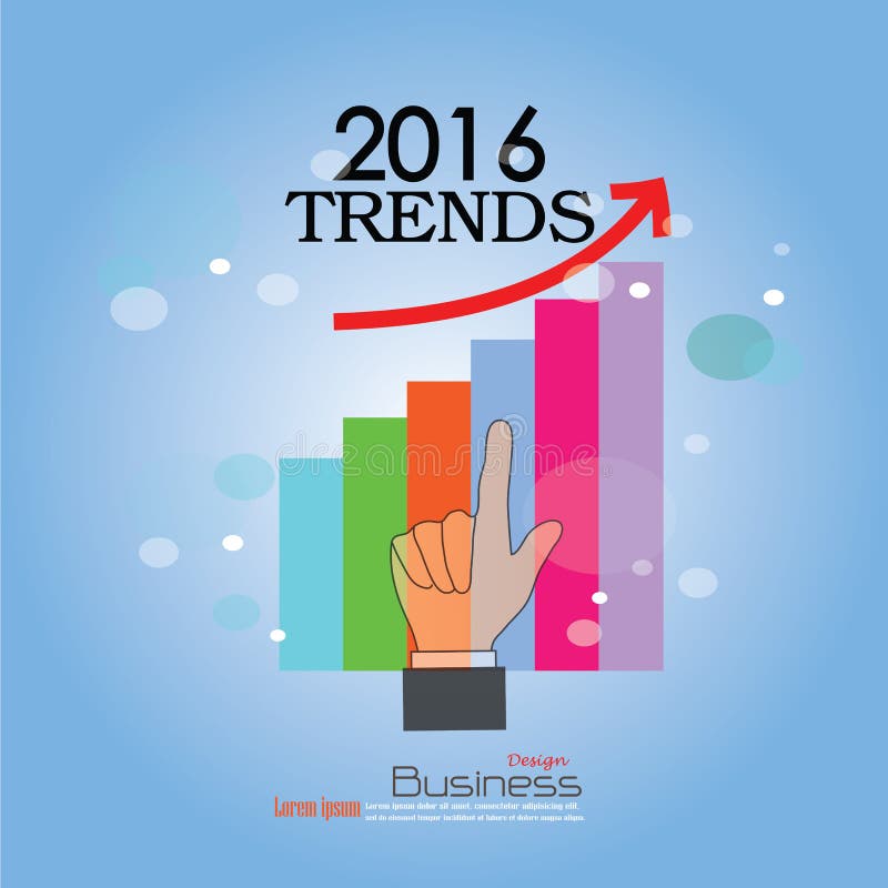 2016 trends stock illustration. Illustration of glowing - 61935958