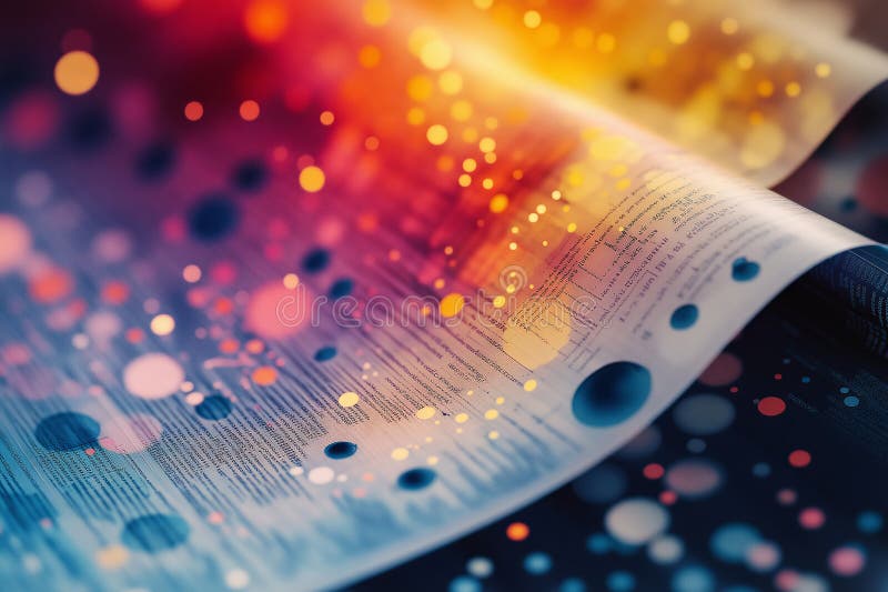 Trends in Medical Journals: Vibrant Data Visualization Graphics Stock ...