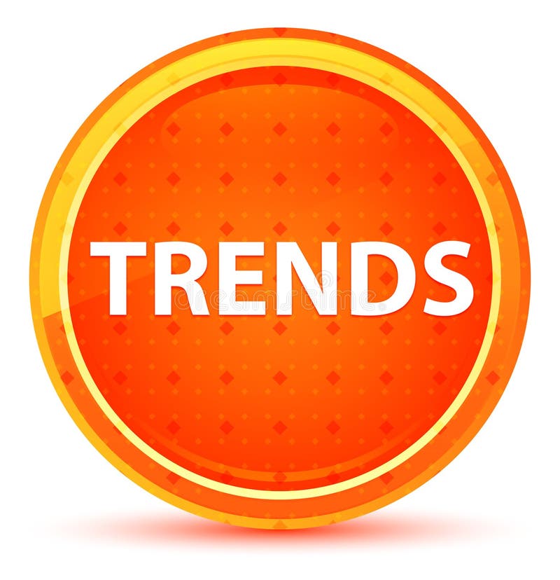 Trends Natural Orange Round Button Stock Illustration - Illustration of ...