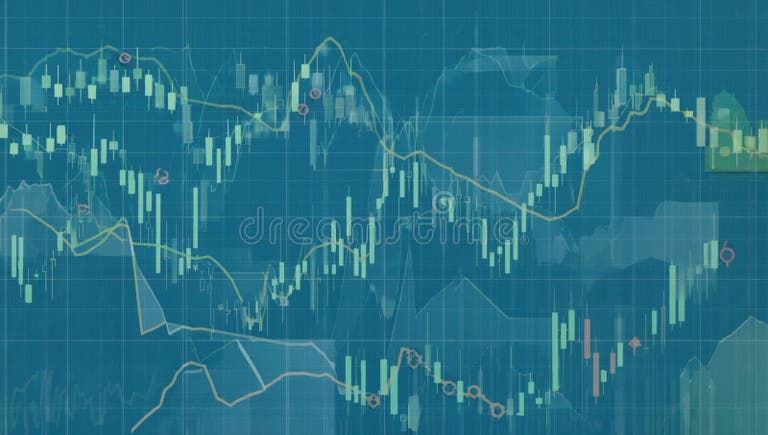 Trends and Patterns in Financial Market Data with Detailed Graphs Stock ...