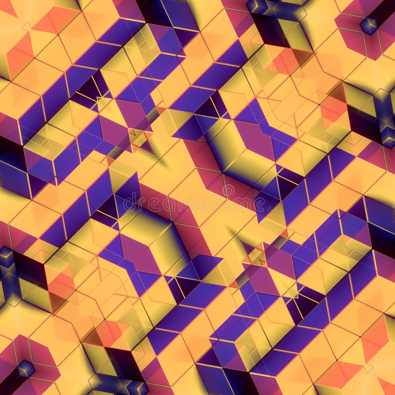 Trendy Abstract Background with a Composition of Rectangular Geometric ...