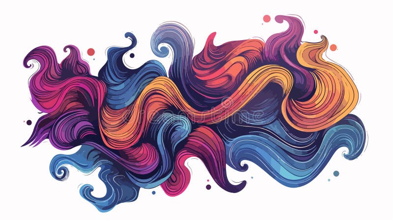 Elegant Abstract Doodle Shape for Graphic Design Projects Stock Vector ...