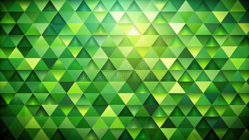Trendy Abstract Green Triangle Geometric Background Design for Modern ...