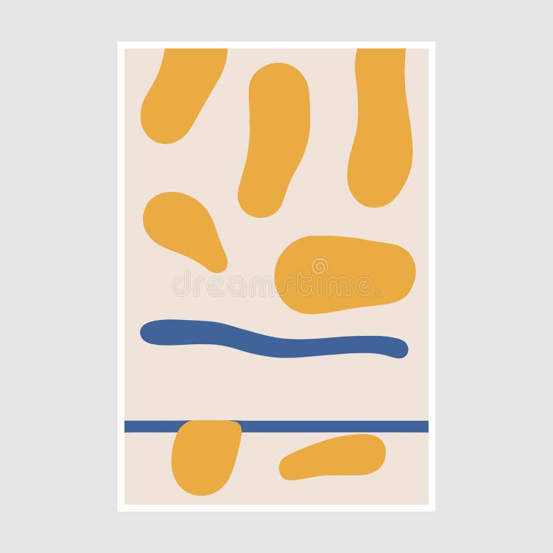 Trendy Abstract Hand Drawn Collage. Vector Illustration for Your Design ...