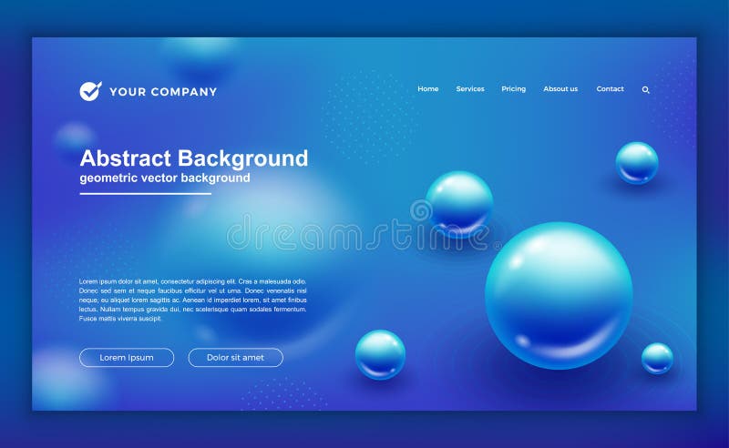 Trendy Abstract Liquid Fluid Background for Your Landing Page Design ...