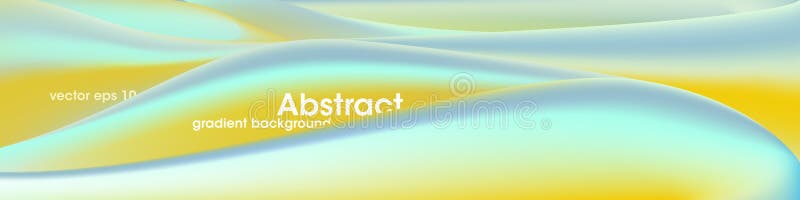 Trendy Abstract Template with 3d Wave on Light Background. Modern ...
