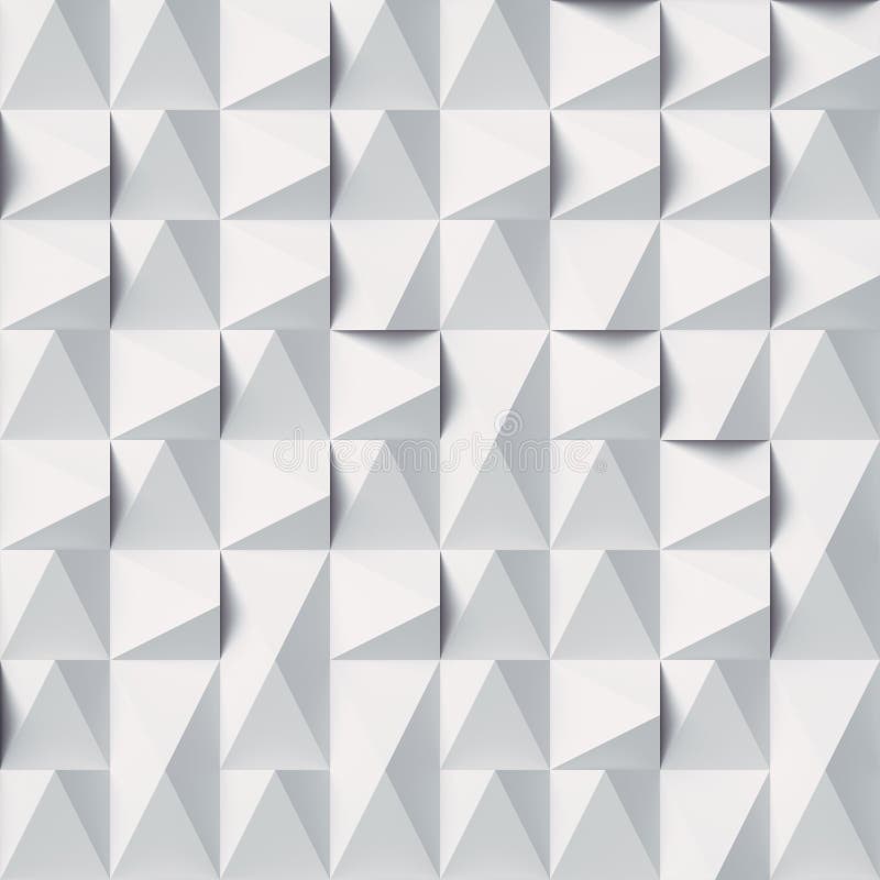 White Geometric Pattern of Randomly Arranged Geometric Shapes Abstract ...