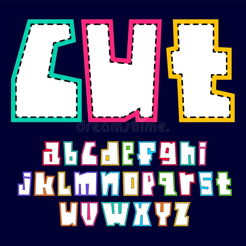 Vector letters stock vector. Illustration of artistic - 3173154