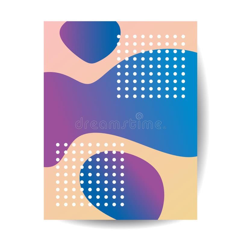 Trendy Banner Poster Cover Design Modern Style Stock Vector ...