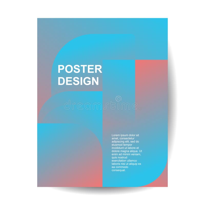 Trendy Banner Poster Cover Design Modern Style Stock Vector ...